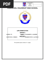 2021 Life Orientation Grade 7 Term 3 Task (Project) | PDF | Chess ...