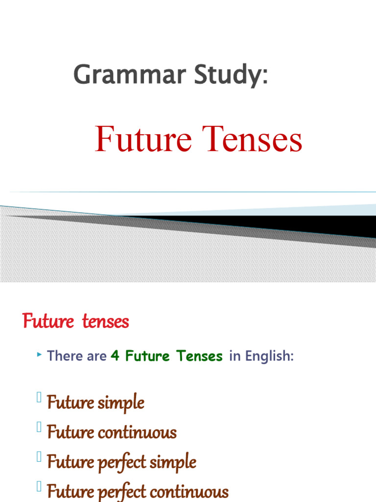 Understanding English Future Tenses | PDF | Perfect (Grammar) | Linguistics