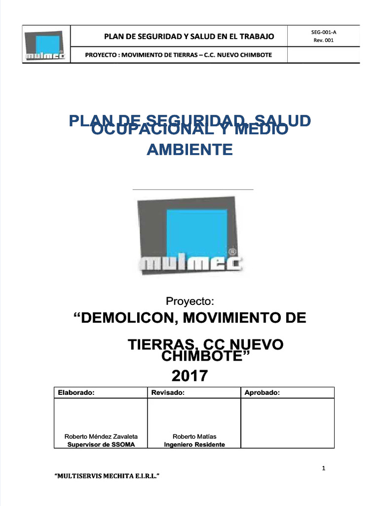 PDF Trabajo 3 Plan de Seguridad Salud en El Trabajo - Compress | PDF | Hogar, jardinería y bricolaje
