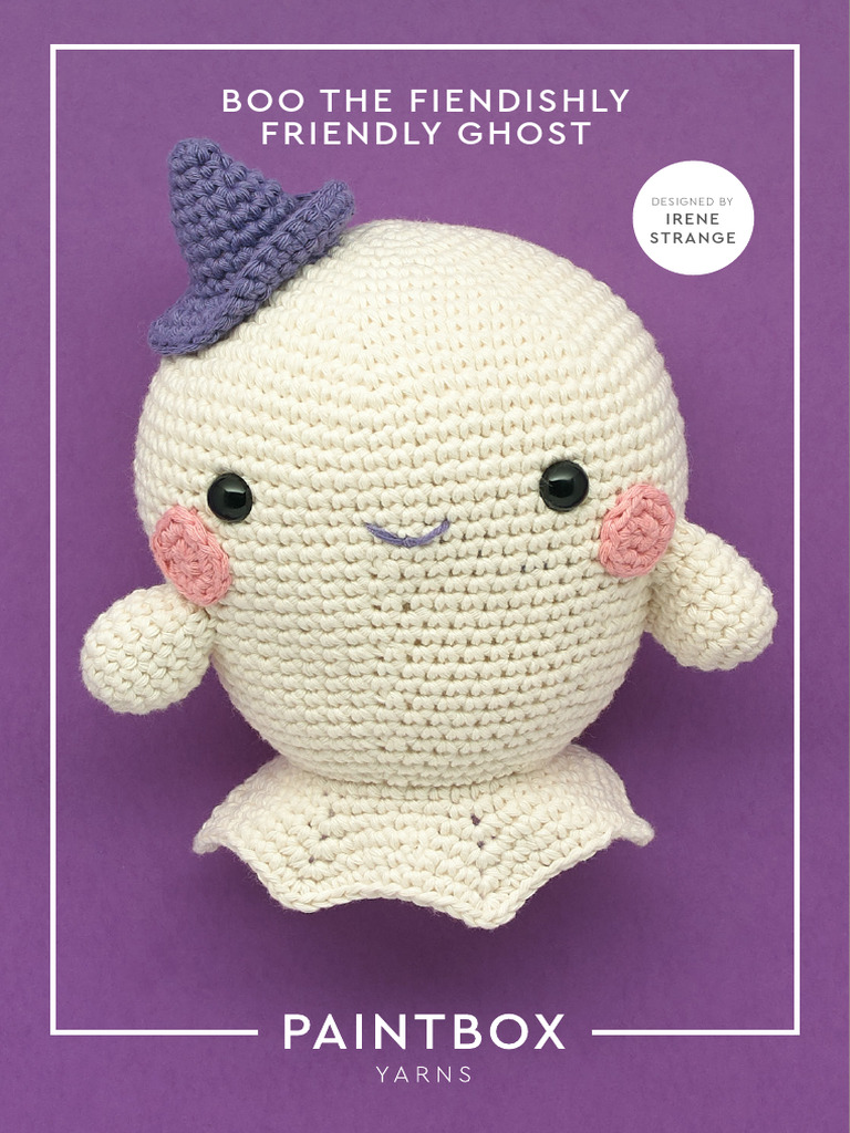 Boo The Fiendishly Friendly Ghost Free Toy Crochet Pattern For ...
