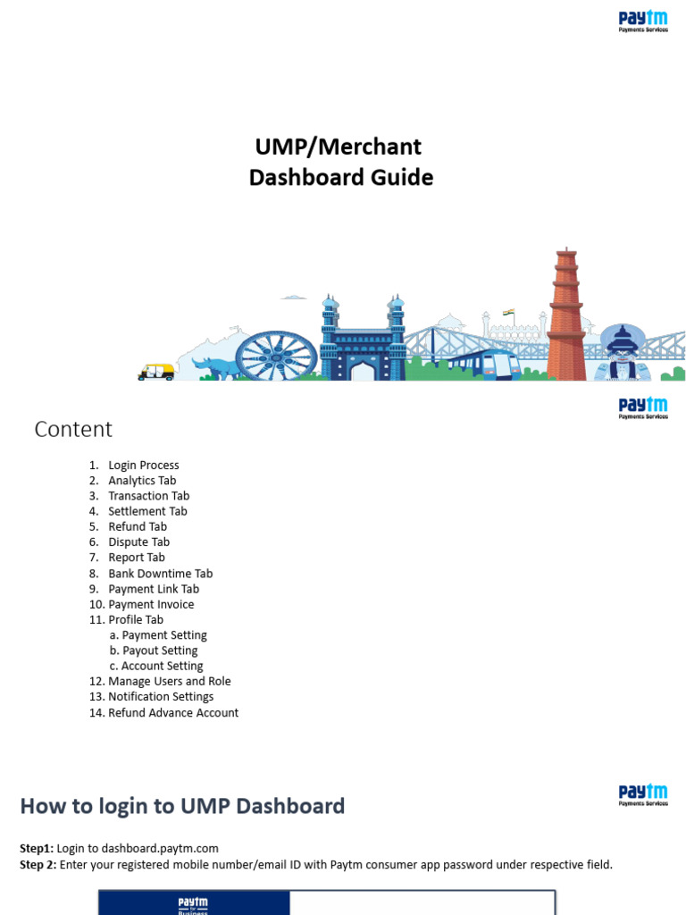 UMP dashboard_guide | PDF | Invoice | Computing