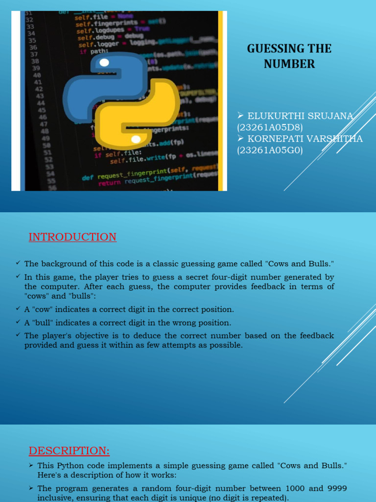 Guessing The Number PPL Project 2 | PDF | Control Flow | Thought