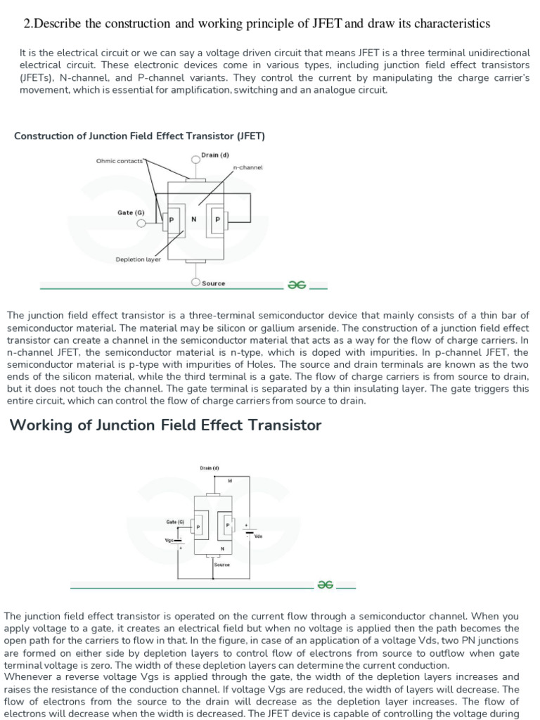 Unit-3 Important Questions - Digital Electronics | PDF | Field Effect ... Unit-3 Important Questions - Digital Electronics | PDF | Field Effect ...