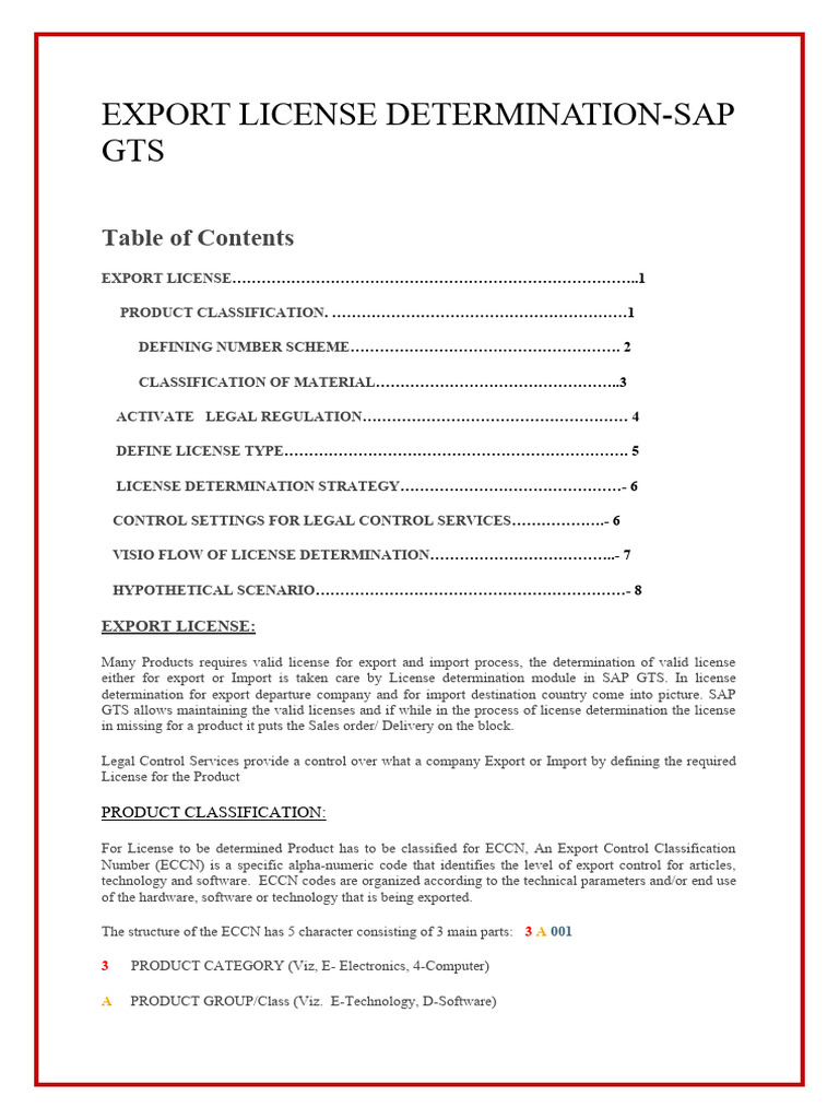 Export License Determination | PDF | Computing