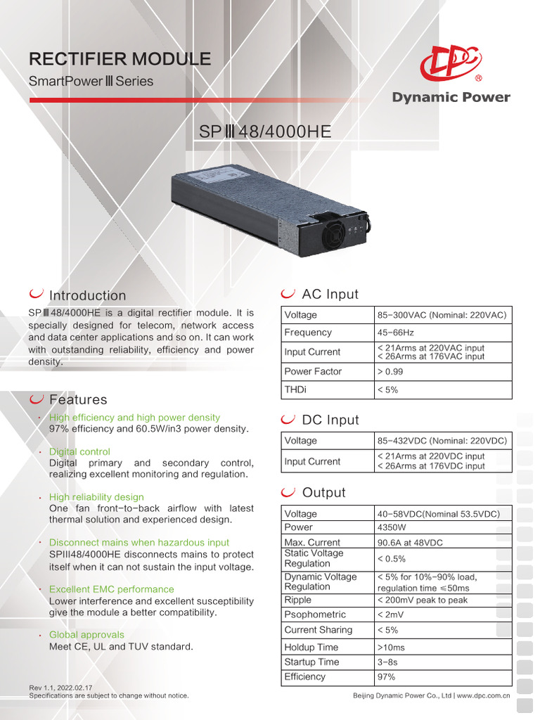 SPIII484000HE | PDF | Rectifier | Electromagnetism