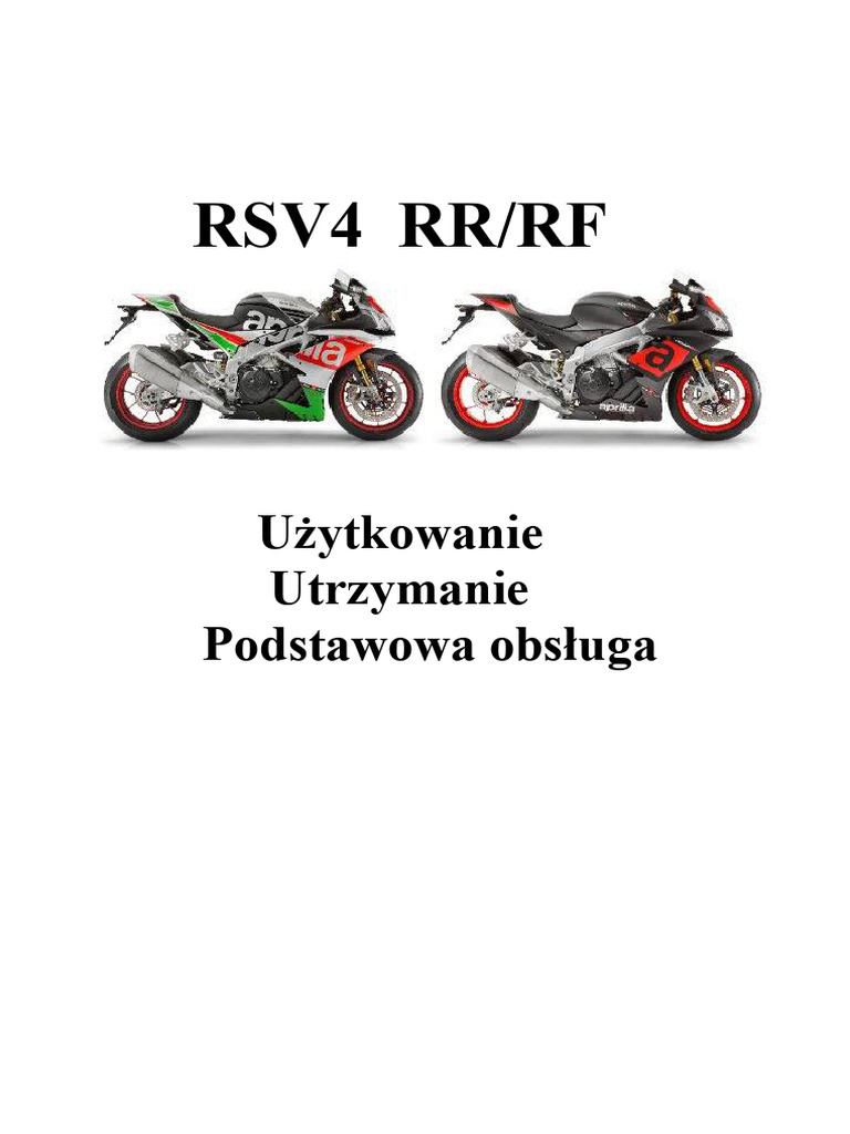 RSV4-RR RF | PDF