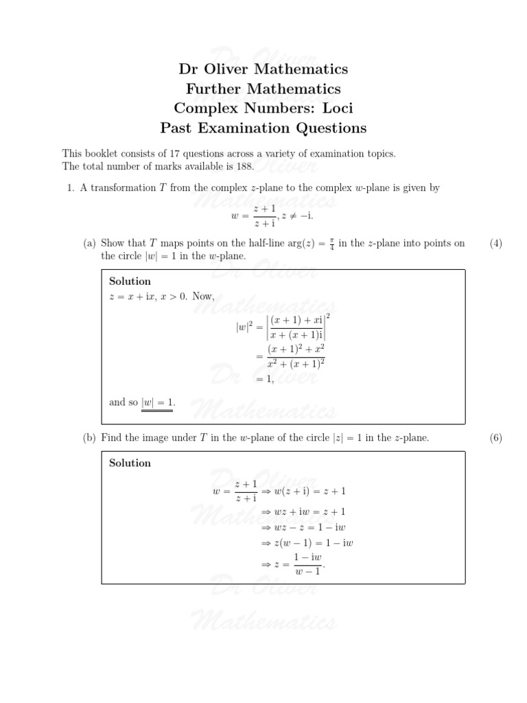 Loci Solutions | Download Free PDF | Coordinate System | Circle