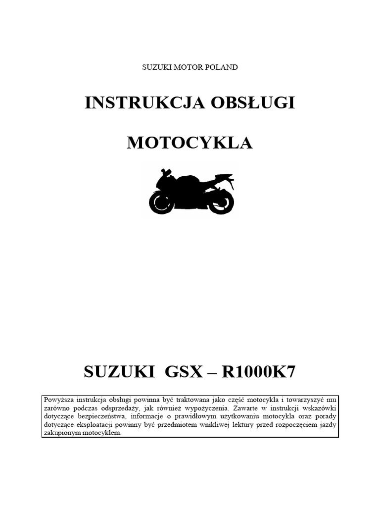 GSX r1000k7 | PDF
