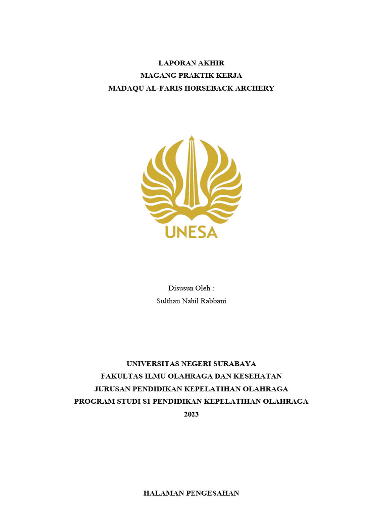 Format Laporan 2023-3 | PDF