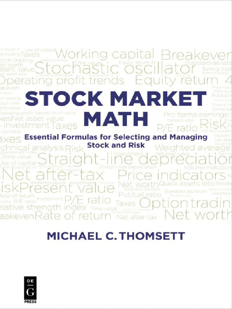Stock Market Math - Essential Formulas For Selecting and Managing Stock ...