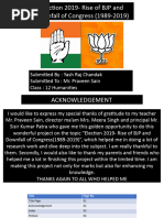 BJP's Rise & Congress's Decline (1989-2019) | PDF | Bharatiya Janata ...