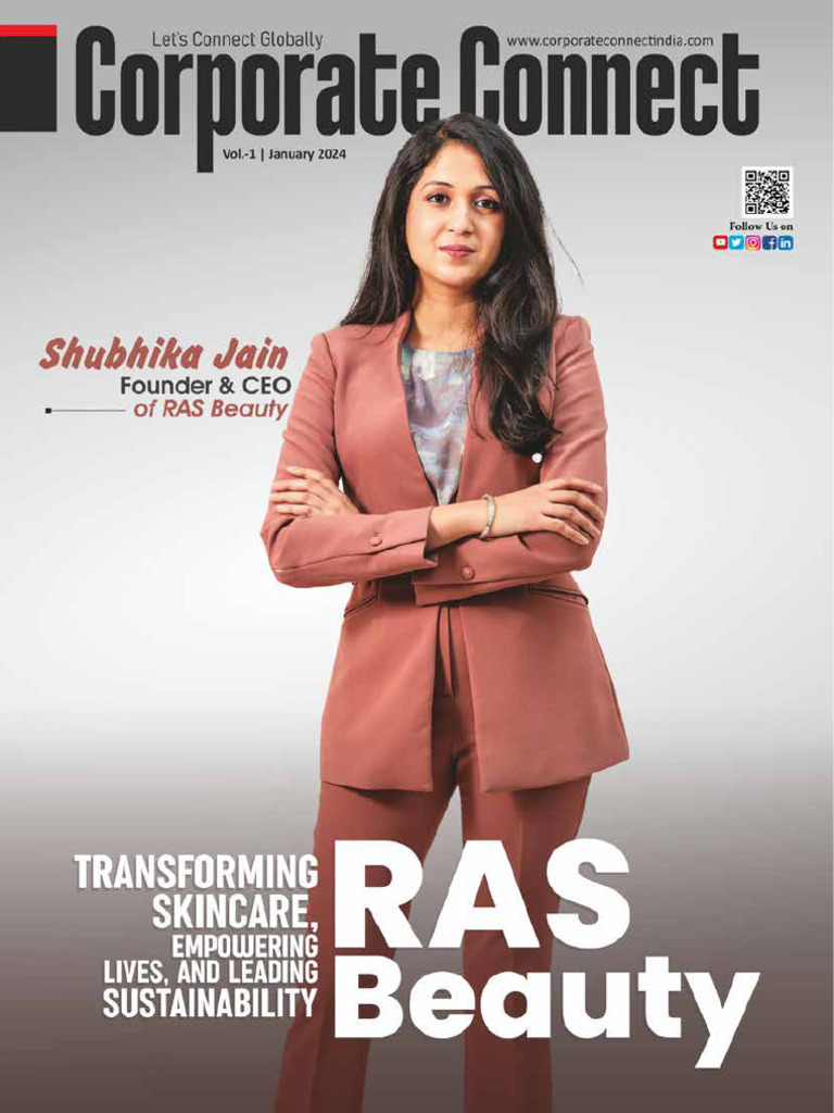 RAS Beauty - Corporate Connect Magazine in India | PDF | Corporate Social Responsibility