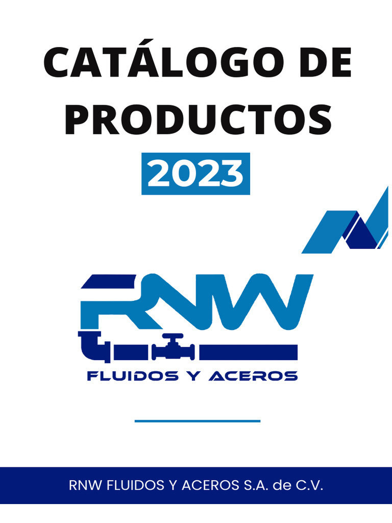 Catalogo 2023 RNW VYMA | PDF | Tubería (transporte de fluidos) | Acero