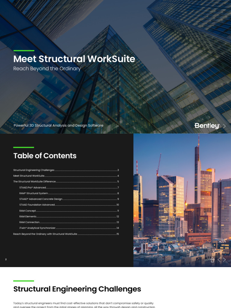 Meet Structural Worksuite: Reach Beyond The Ordinary | PDF | Civil ...