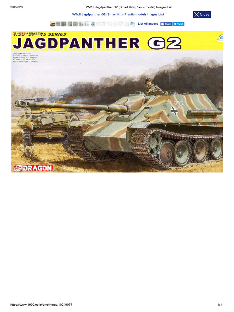 WW.II Jagdpanther G2 (Smart Kit) (Plastic model) Images List | PDF ...