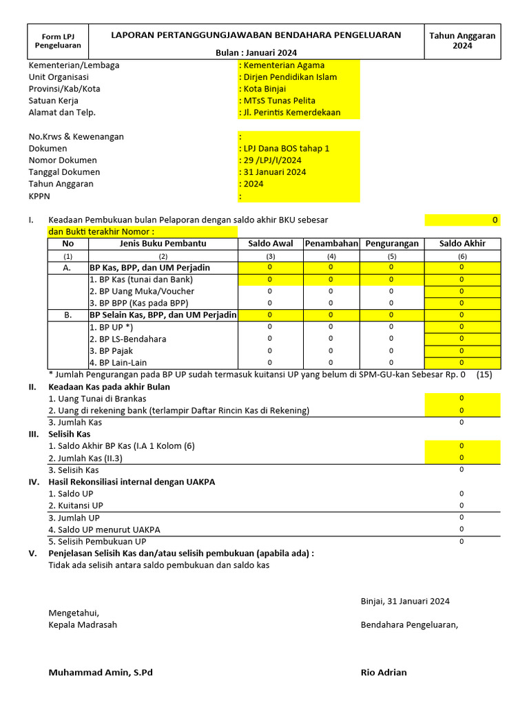 Bku Bos Tahap 2 2024 | PDF