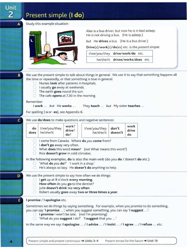Grammar (Simple Present) | PDF