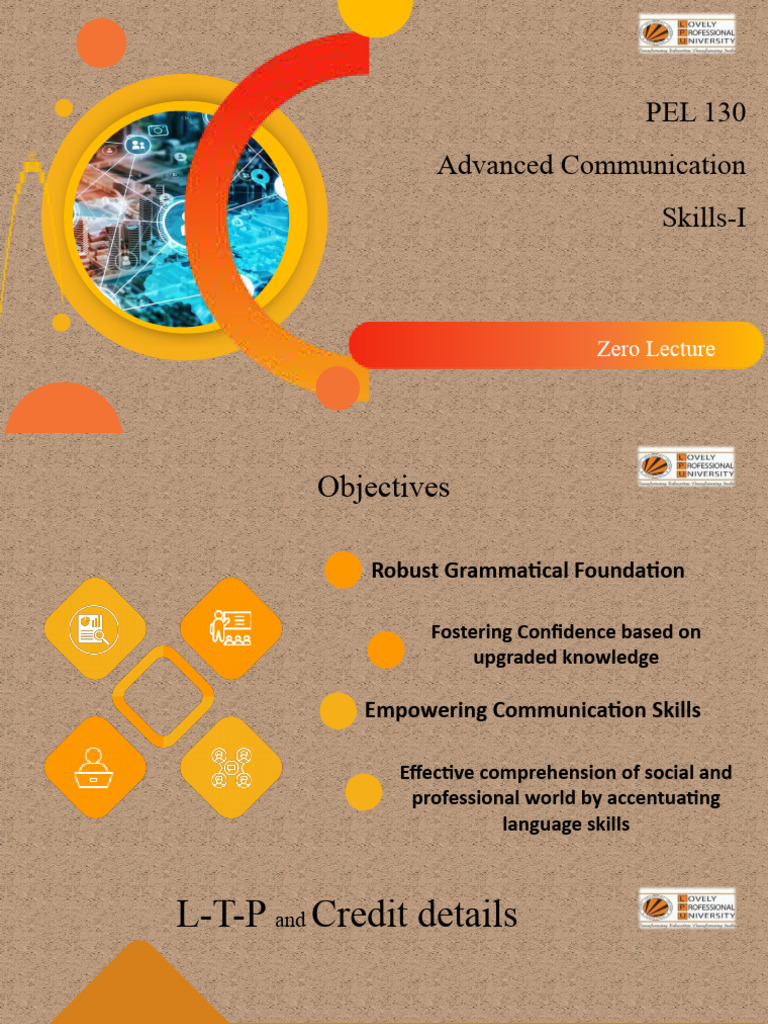 PEL130 Zero Lecture PPT 2024 | PDF | Verb | Preposition And Postposition