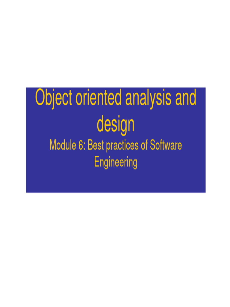 Slides7.1 BestPractices | PDF | Unified Modeling Language | Use Case