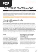 Preeclampsia. ACOG 2020 | PDF | Hipertensión | El embarazo