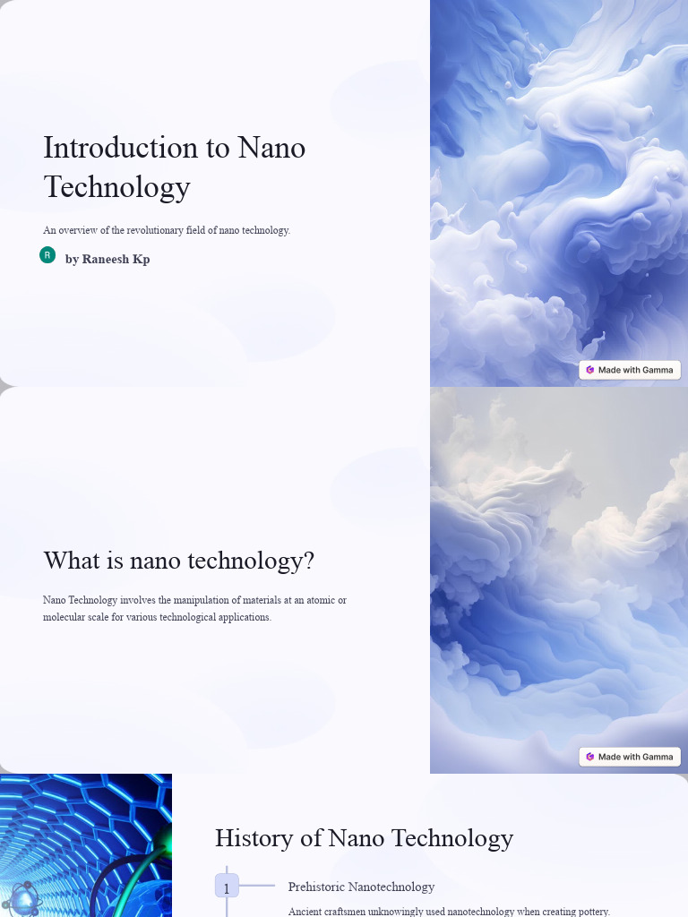 Introduction To Nano Technology | PDF | Nanotechnology | Biology
