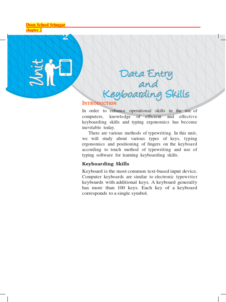 Keyboarding Skills & Typing Ergonomics | PDF | Computer Keyboard | Design