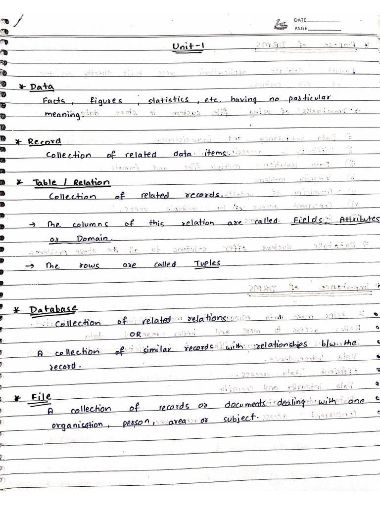 Dbms Notes | PDF