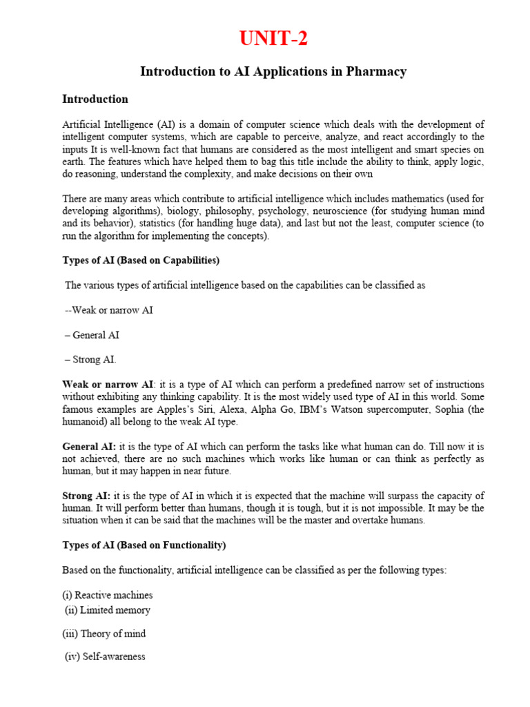Unit-2 AI | PDF | Machine Learning | Artificial Intelligence