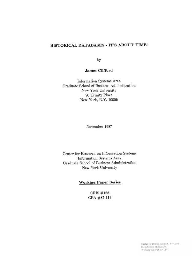 DBMS Historical Concepts | PDF | Databases | Relational Model