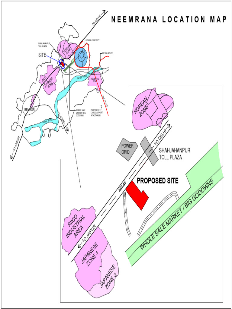 Neemrana Location Map | PDF
