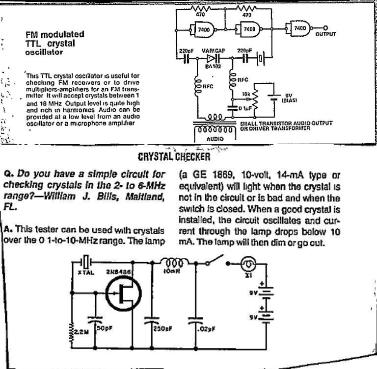 Crystal Oscillators | PDF