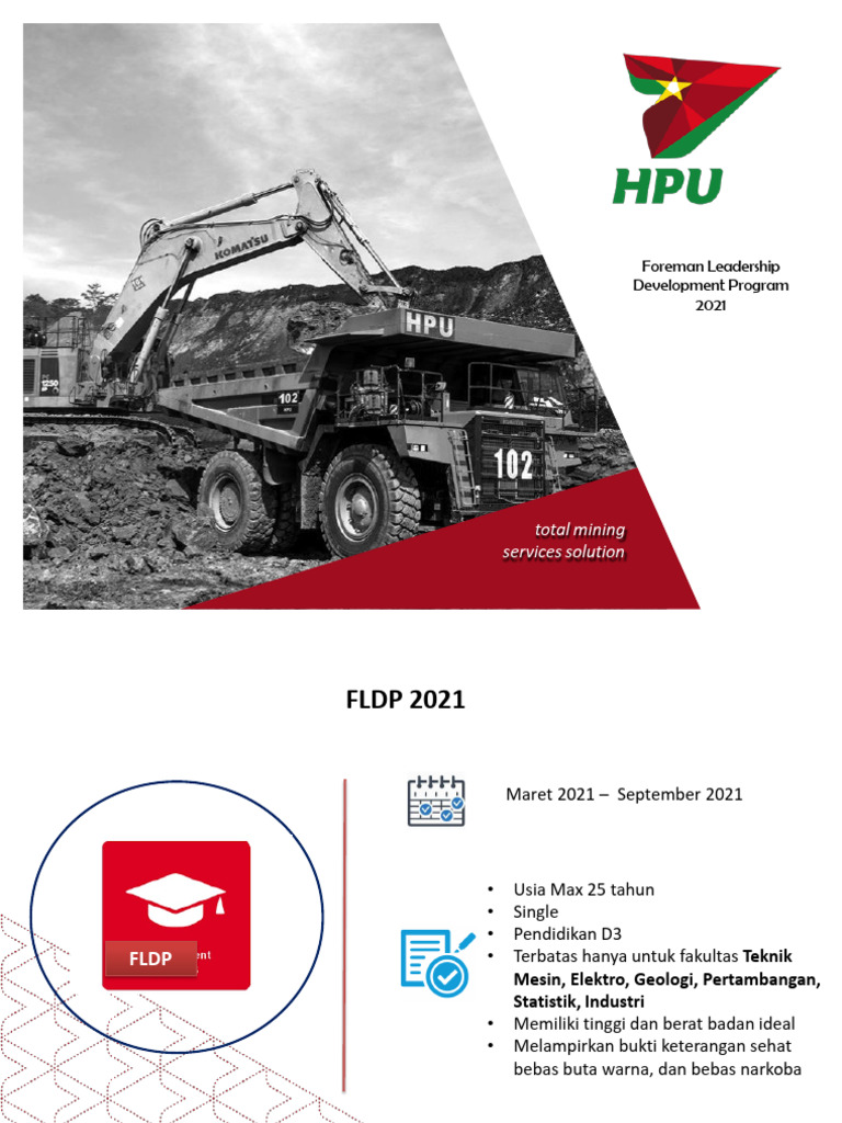 FLYER FLDP 2021 PT Harmoni Panca Utama | PDF