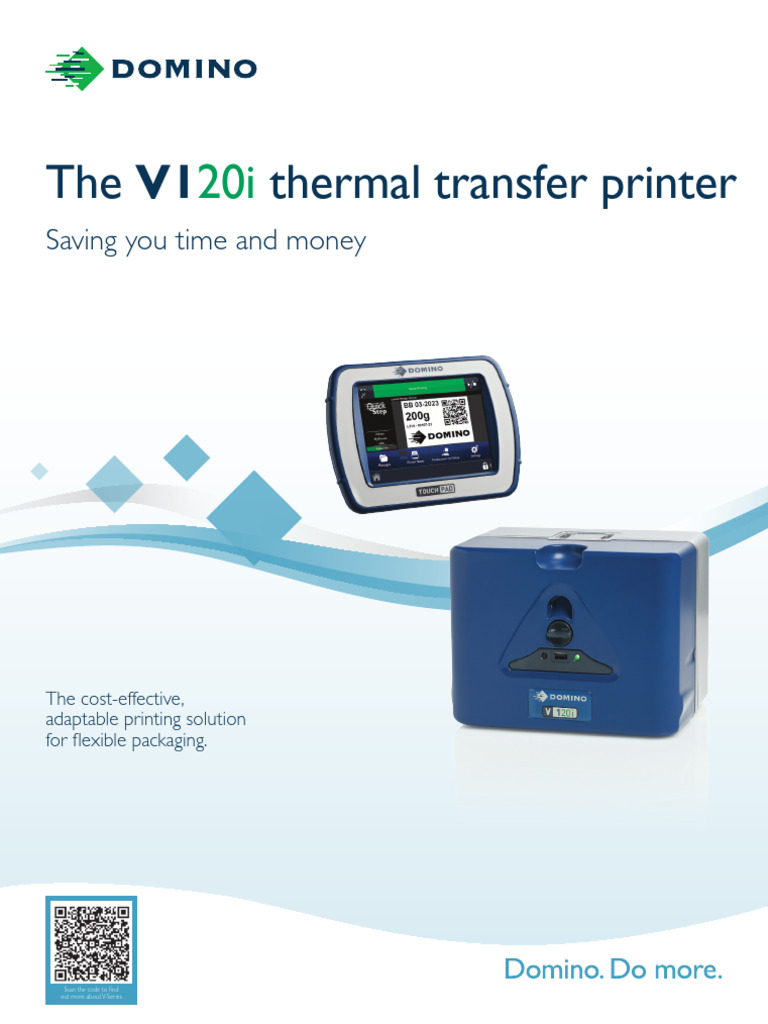 Domino_TTO PRINTER_Brochure | PDF | Printer (Computing) | Usb