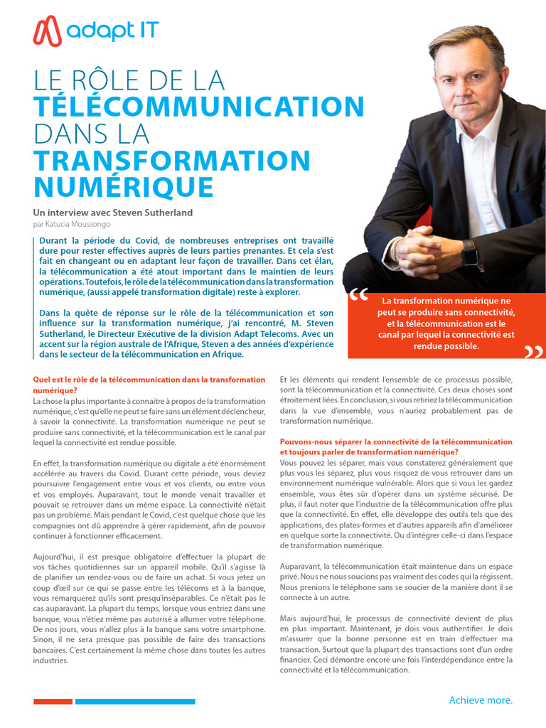 FR Steven Sutherland Katucia M | PDF | Télécommunications | Données ...