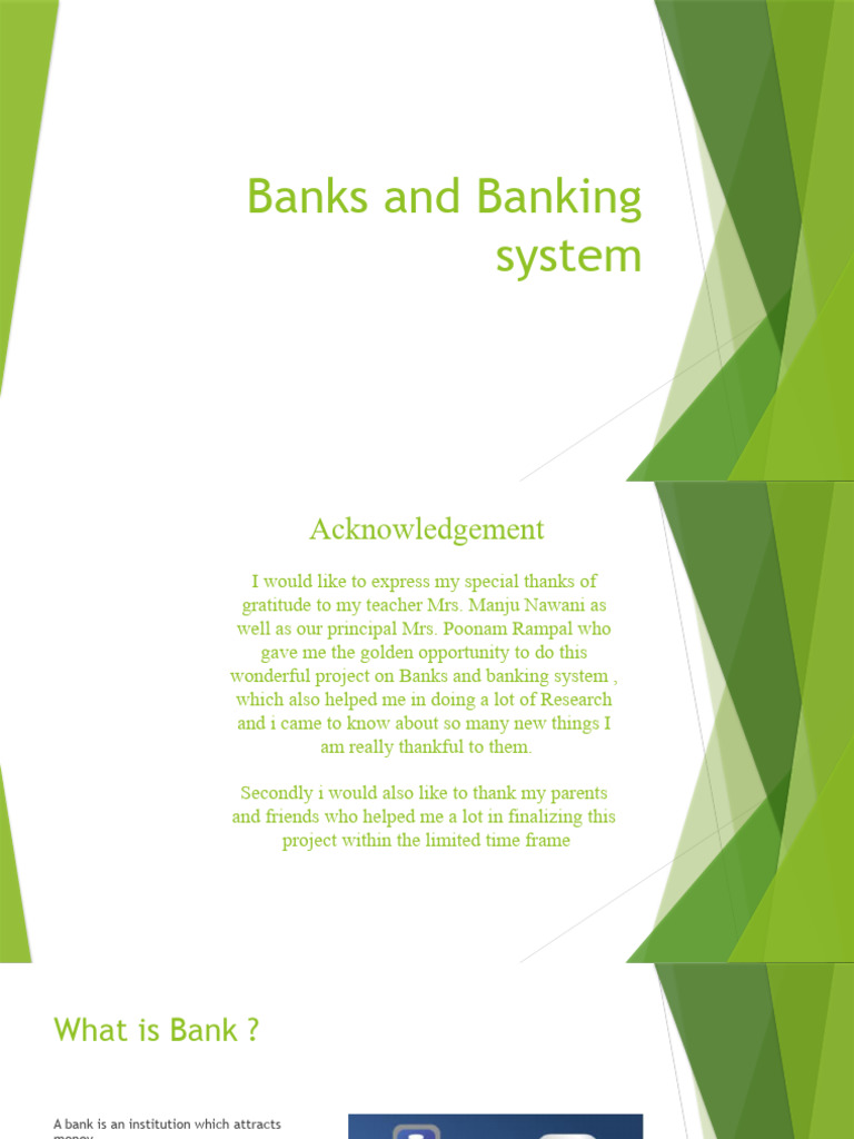 Banks and Banking System | PDF | Banks | Money