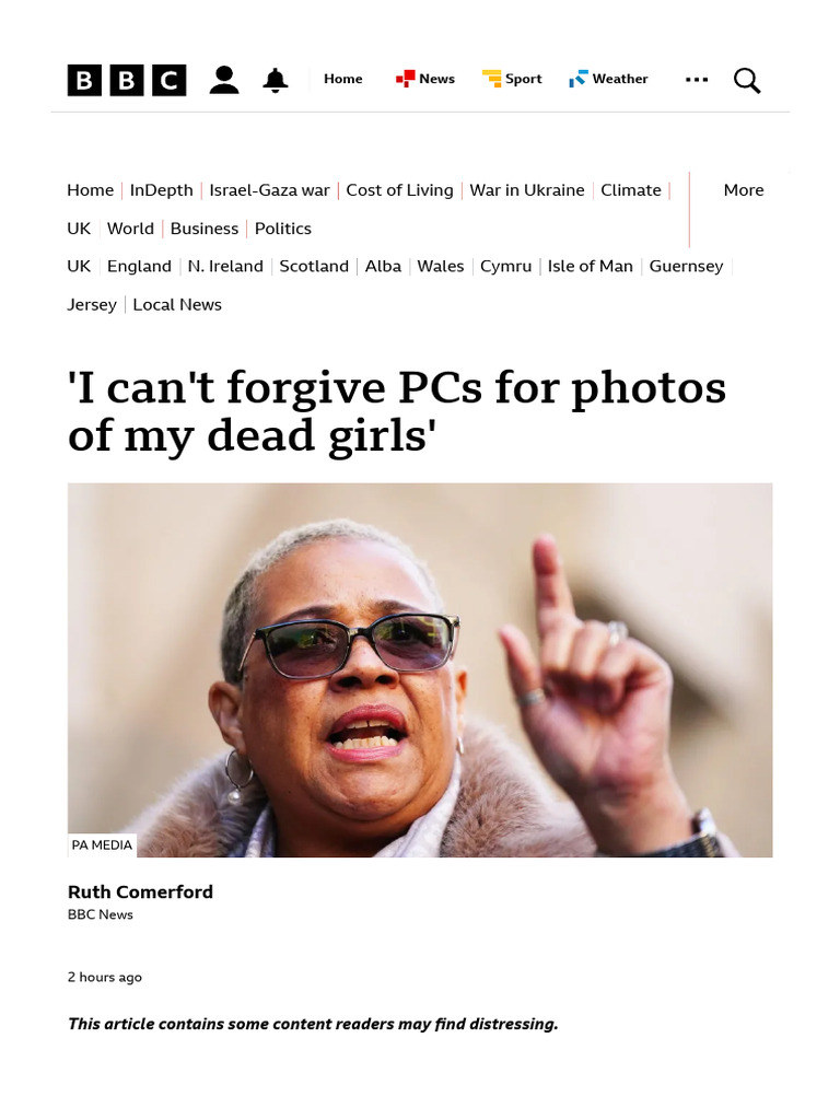 Mina Smallman - I Have Forgiven Killer of My Two Daughters - BBC News | PDF