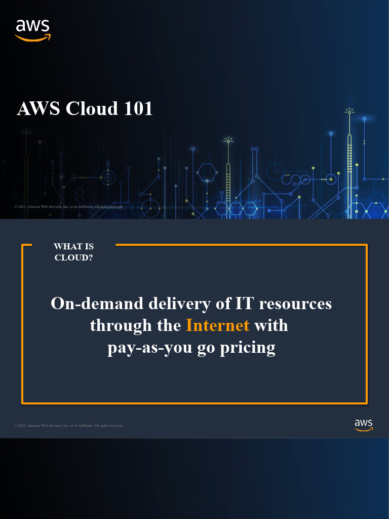 AWS 101 Session | PDF | Amazon Web Services | Cloud Computing