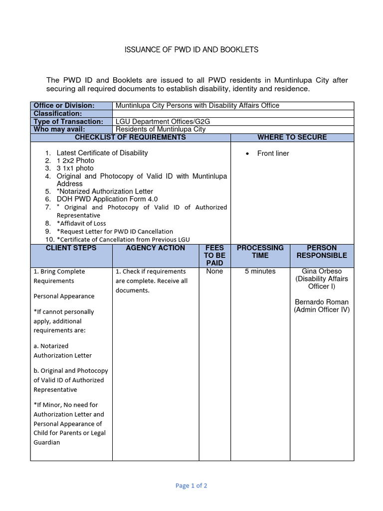 Pdao Service-Process | PDF | Identity Document | Government And Personhood