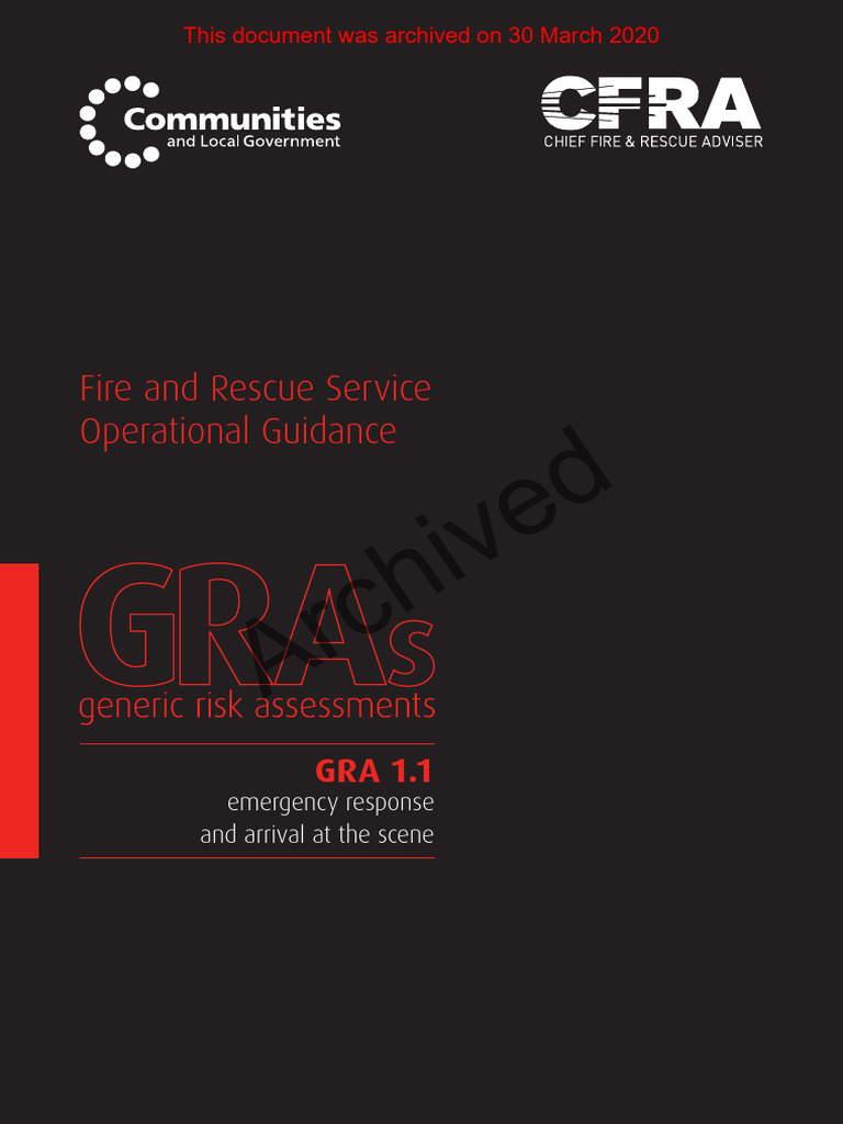 Rescue Risk Assessment | PDF | Traffic | Risk