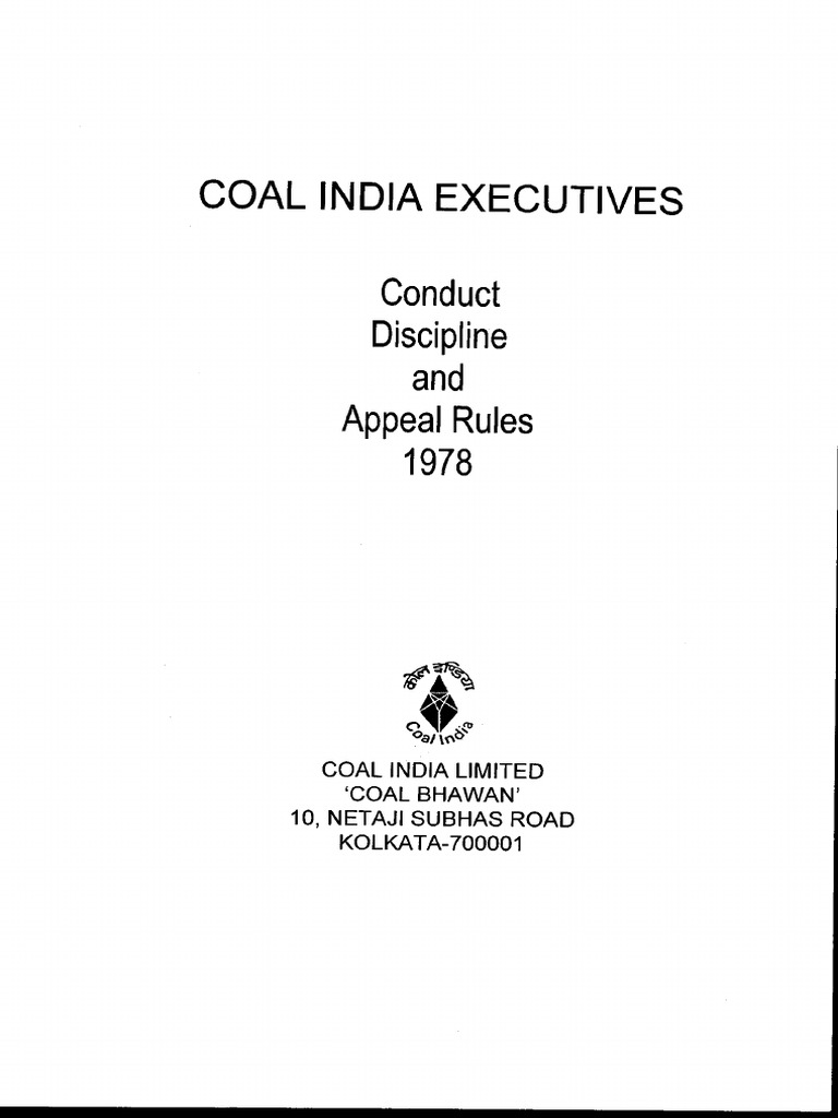 Cil Cda Rules 1978 | PDF