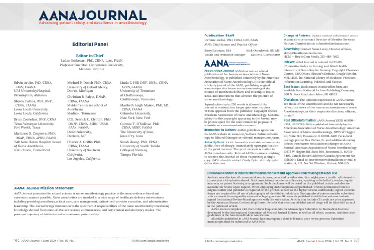 Masthead Jun 24 | PDF | Informed Consent | American Medical Association