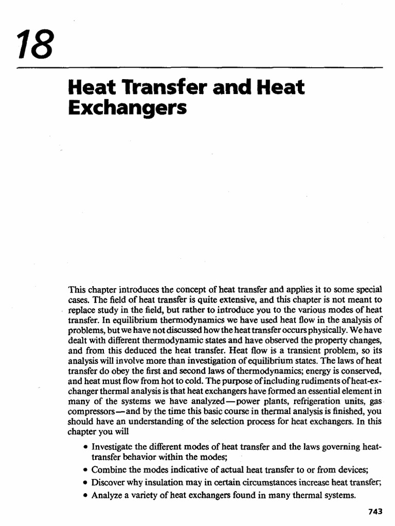 Heat Transfer Basics and Exchangers | PDF | Heat Transfer | Thermal ...