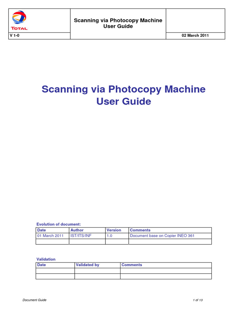 Scanning Via Photocopy Machine User Guide | PDF | Photocopier | Image ...