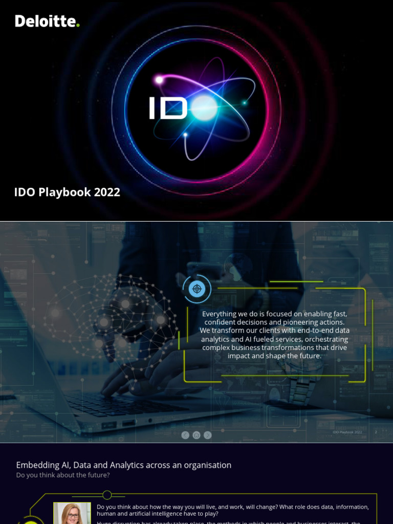 Deloitte Uk Ido Playbook 2022 Final1 | PDF | Analytics | Artificial Intelligence