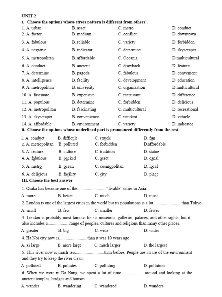 Unit 2 Anh 9 Them | PDF | Cost Of Living