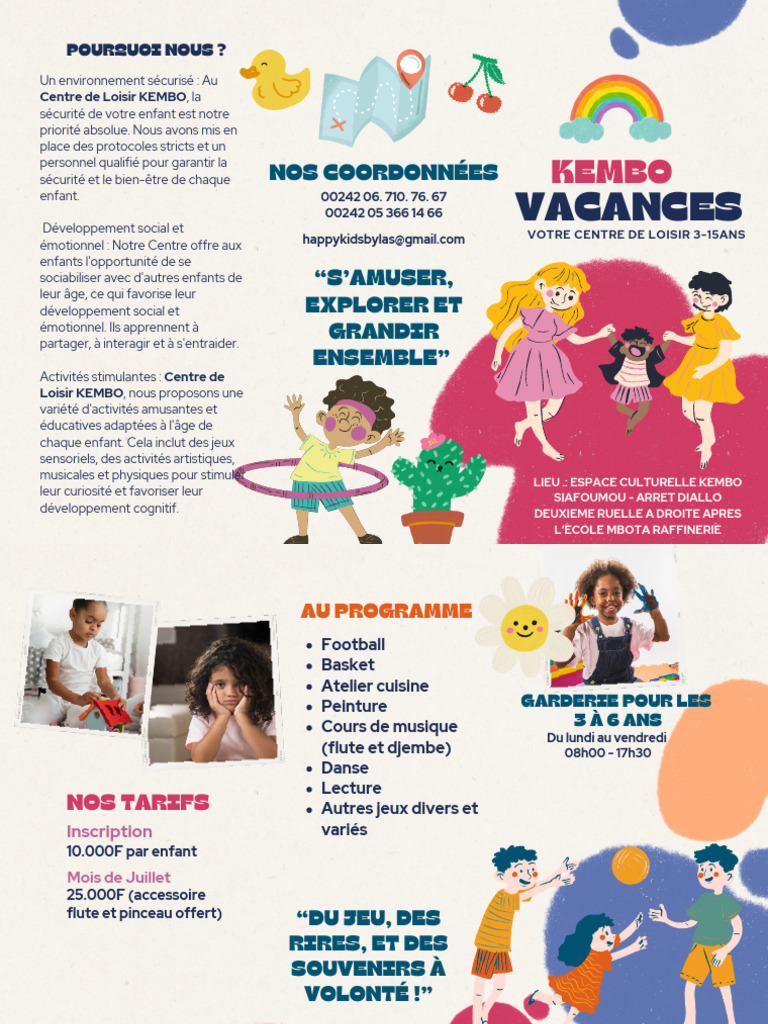 Centre de Loisir Kembo | PDF