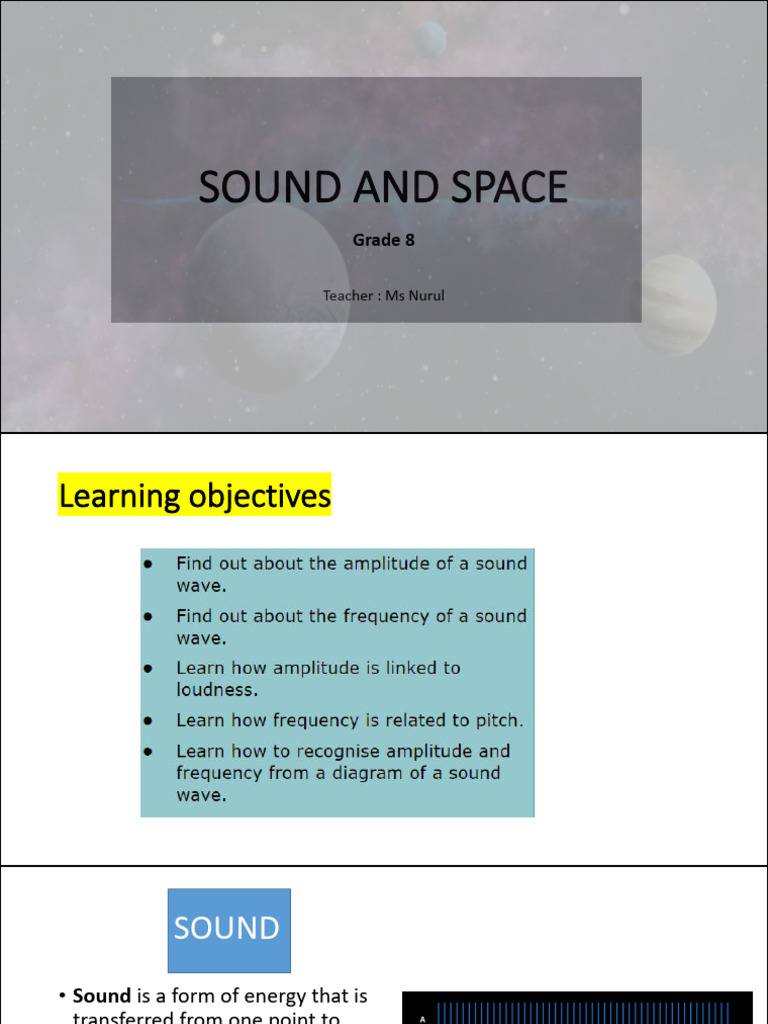 Sound and Space | PDF | Sound | Physical Phenomena