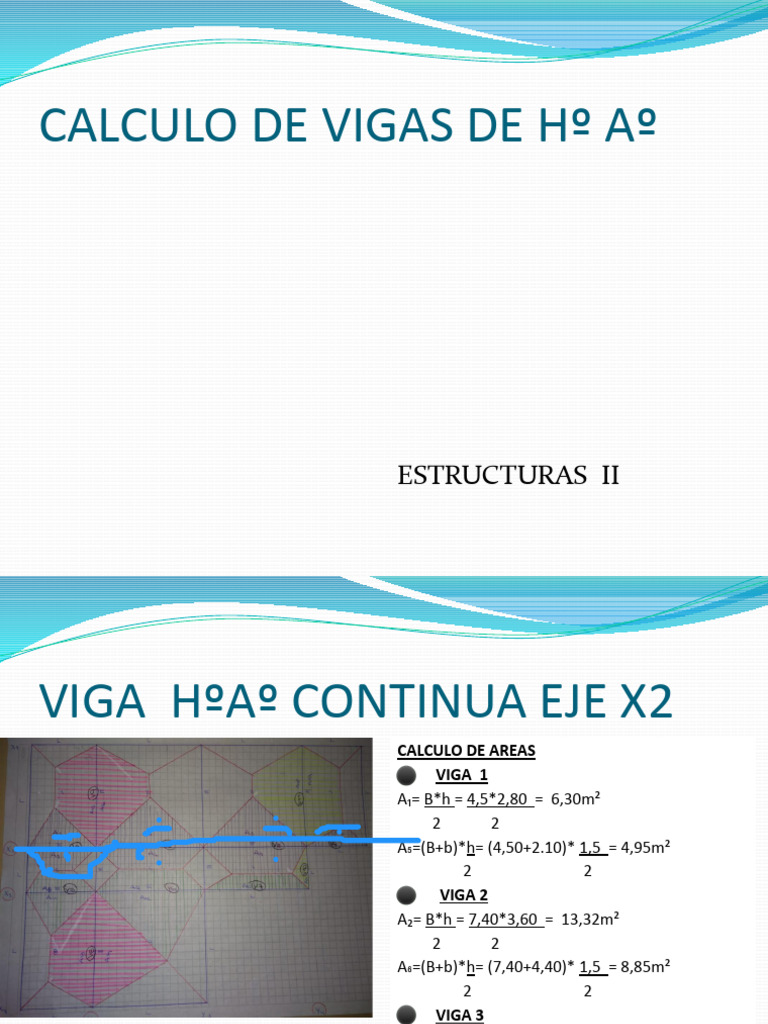 Cálculo de Vigas en Estructuras II | PDF