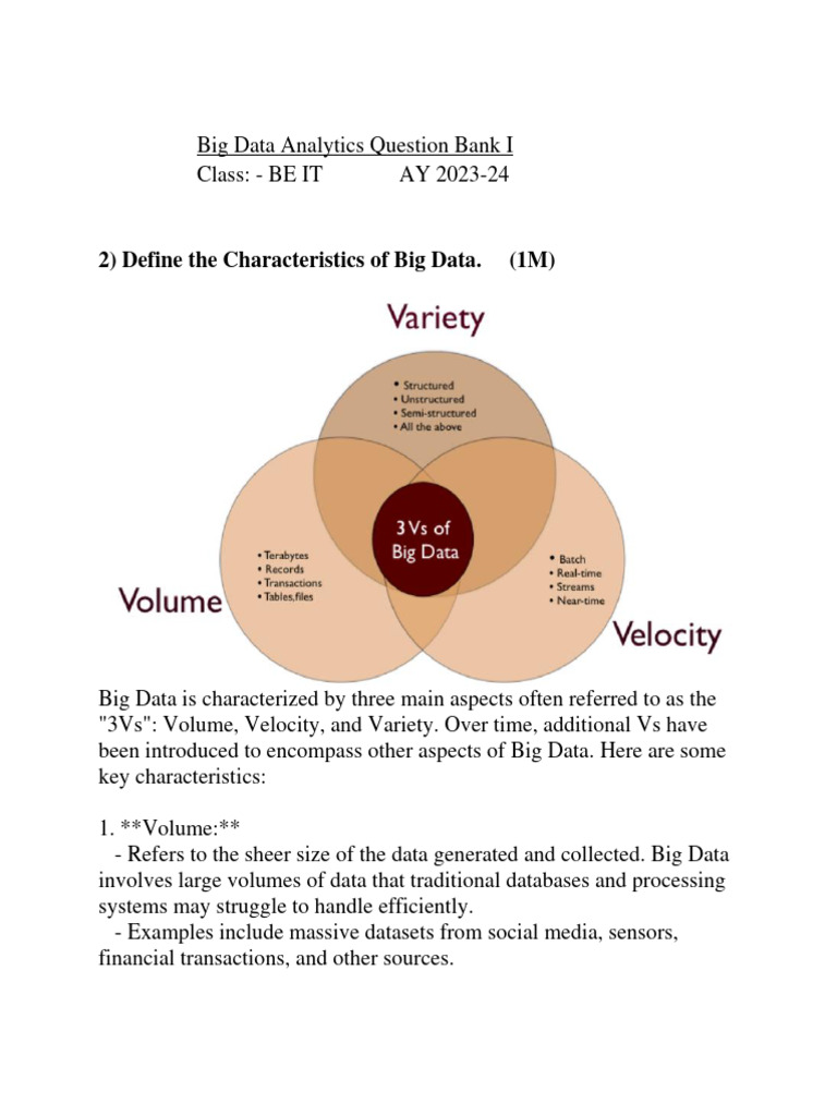 Bda QB | PDF | No Sql | Map Reduce