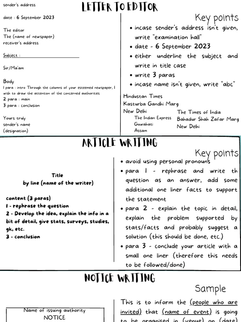 11 English Notes 11 - 20230905 - 202856 - 0000 | PDF